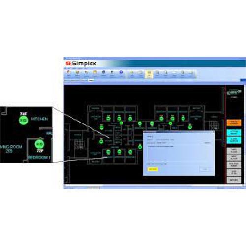 Paquete Exclusivamente de Software TrueSite Graphic Annunciator - SIMPLEX | megacenter.cl